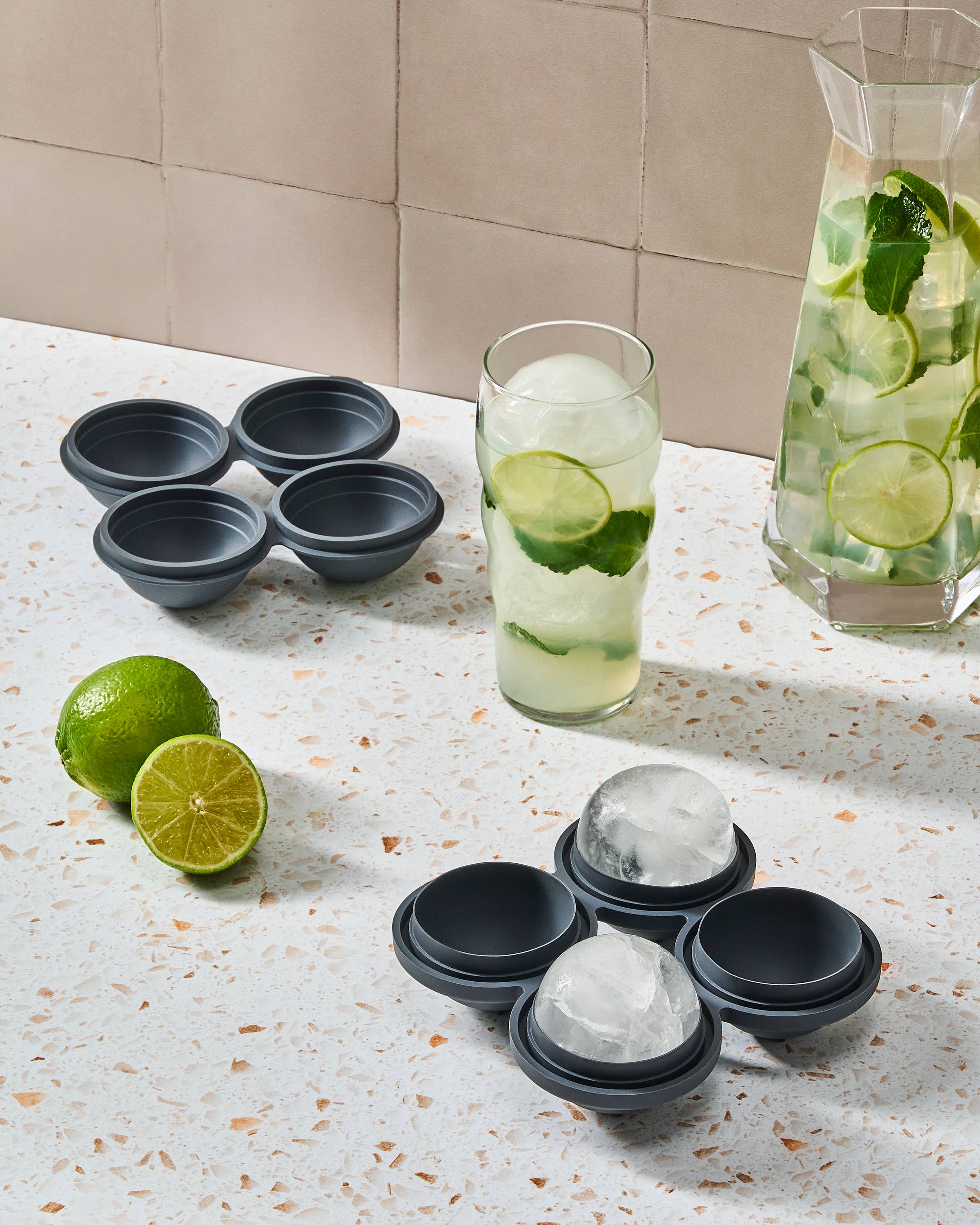 Sphere Ice Cocktail Silicone Ice Tray – Double Neat